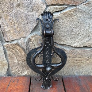 Engraved Door Knocker, Personalized Door Handle, Custom Door Handle ...