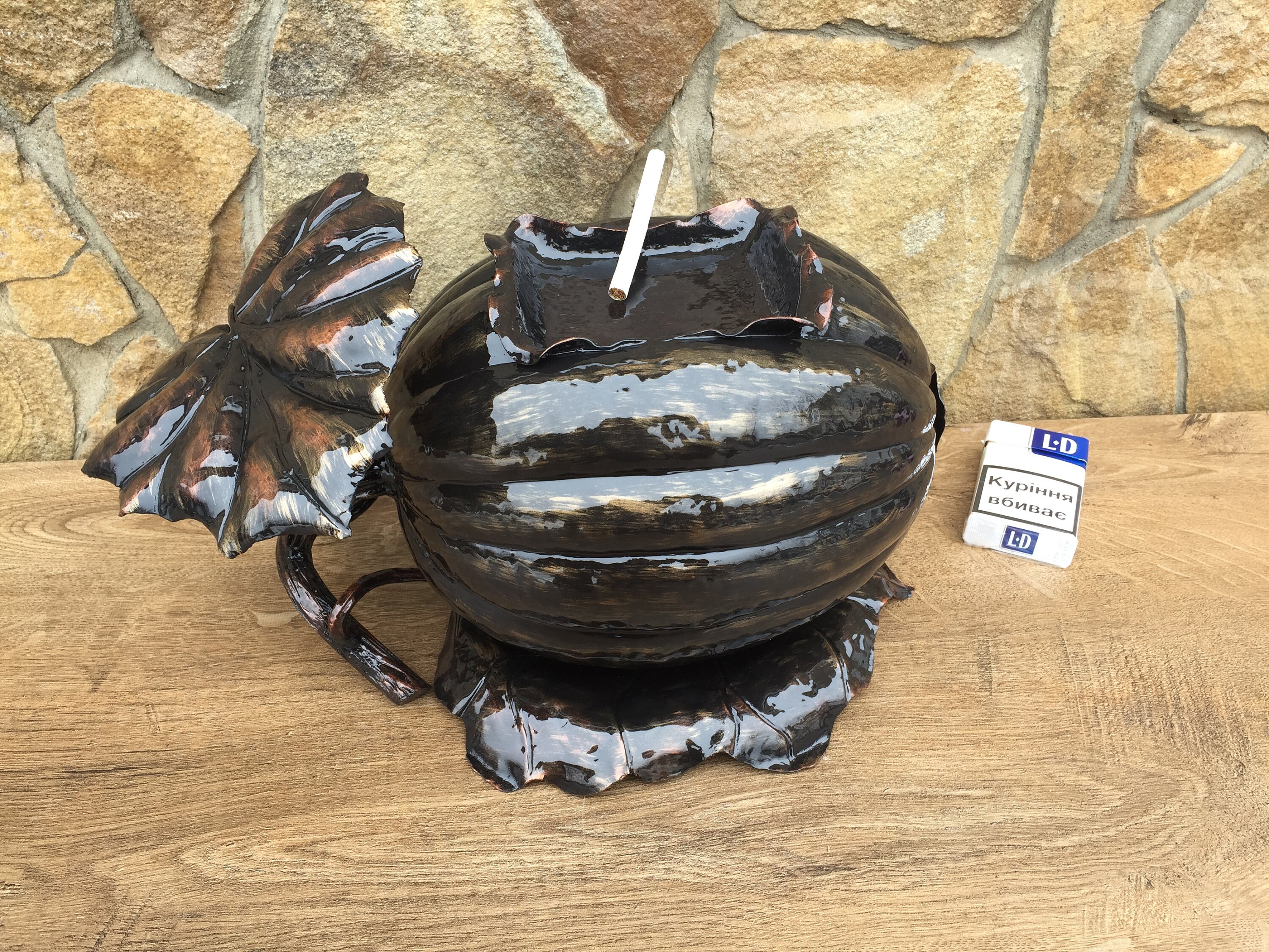 Iron gift for him iron gift for her hand forged ashtray ash | Etsy