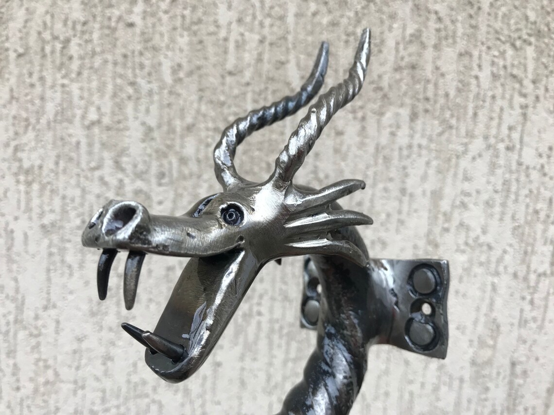 Dragon Door Handle Door Handle Lock Dragon Charm Dragon - Etsy