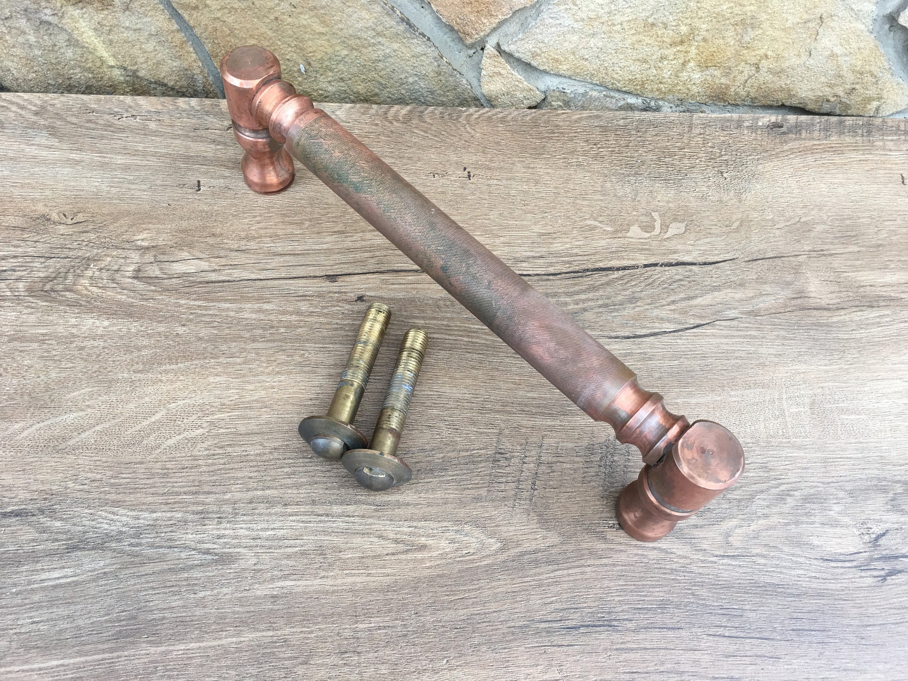 Copper Door Handle Barn Door Handle Door Handle Barn Door | Etsy