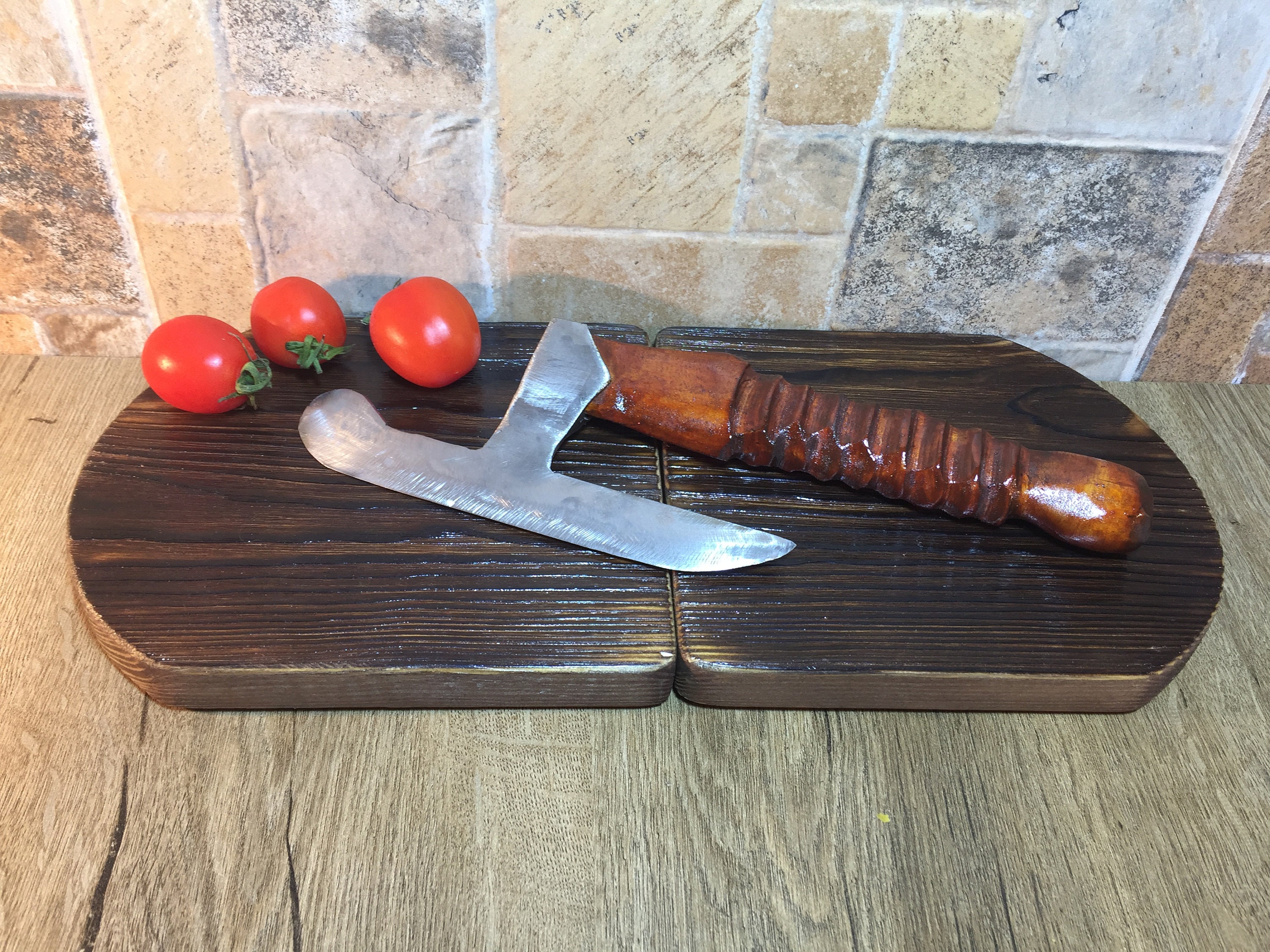 Kitchen hatchet kitchen axe viking axe medieval axe wood | Etsy