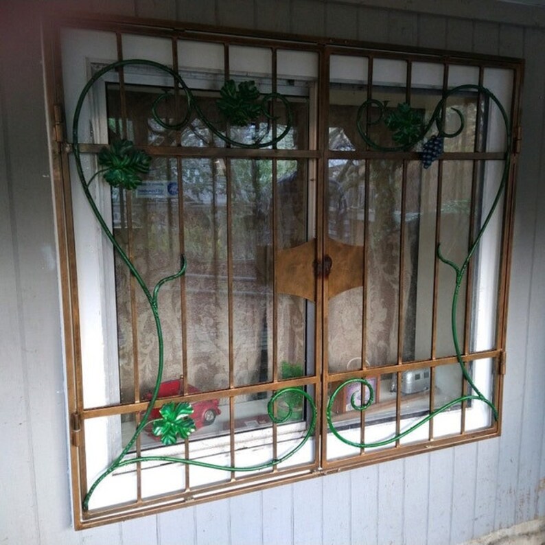 Window Grille Window Grate Grapes Birthday Christmas - Etsy