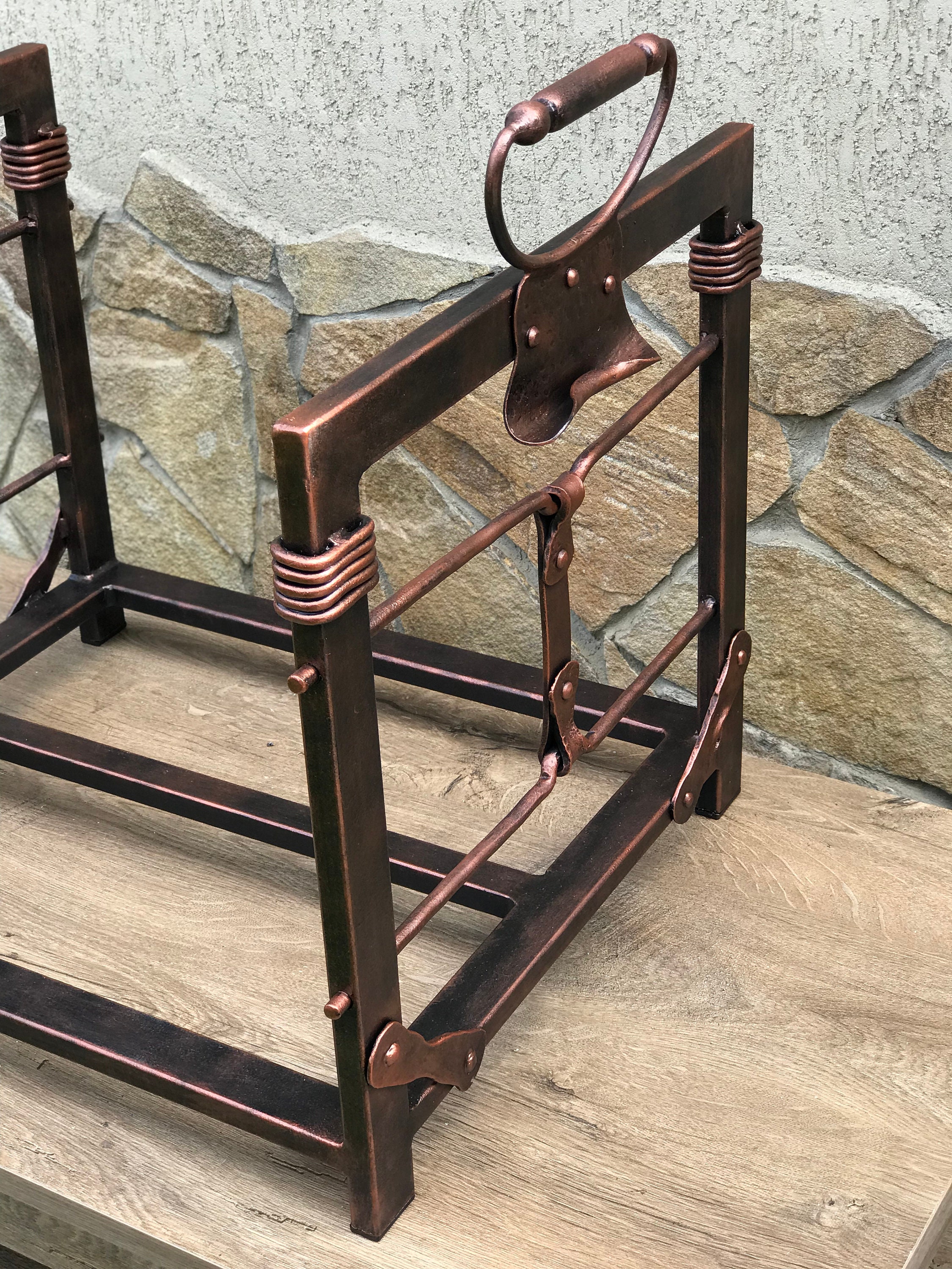 Log rack medieval tools log holder ancient decor medieval | Etsy