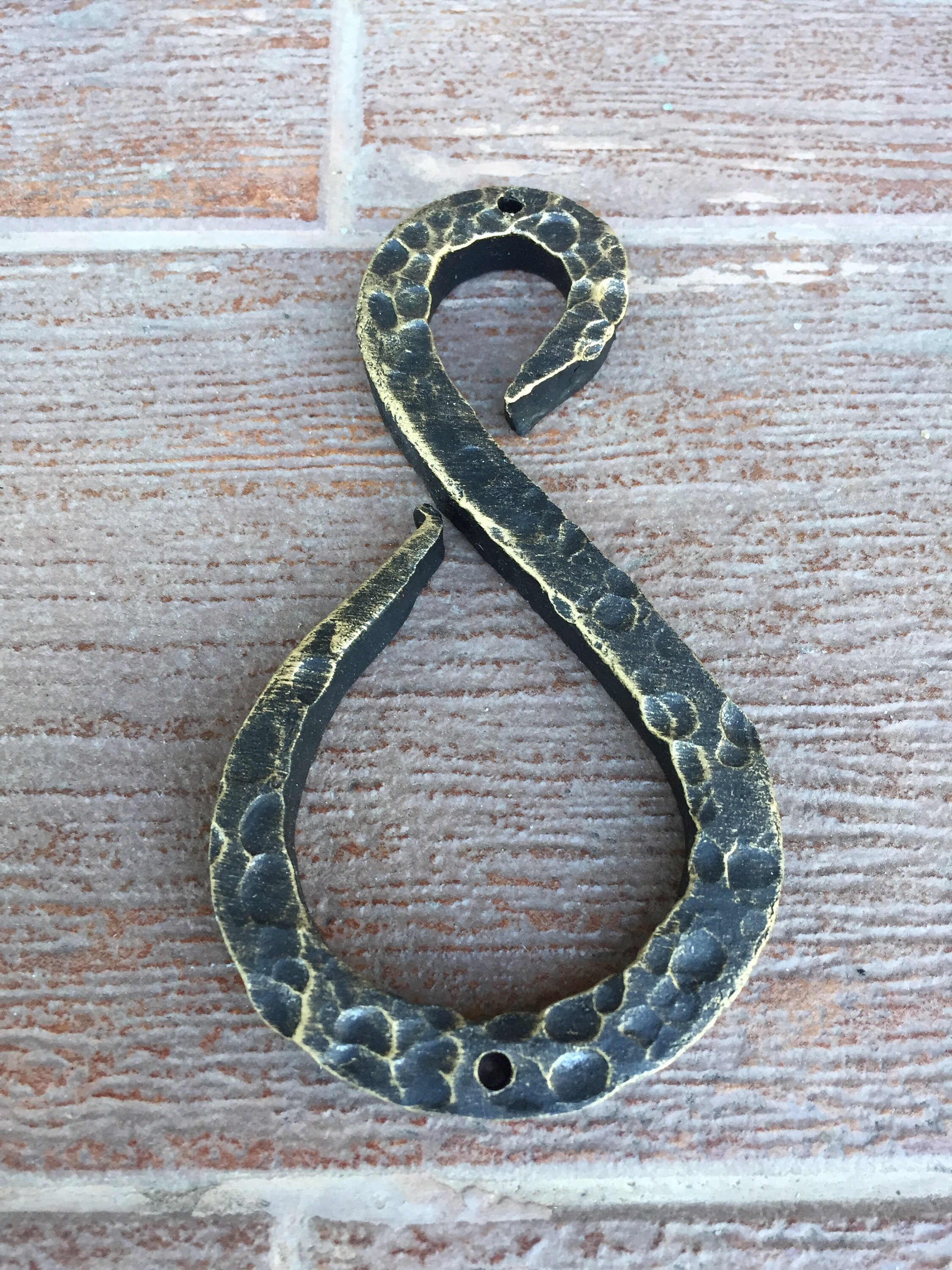 Hand Hammered Numbers Numbers Decals Numbers for House - Etsy