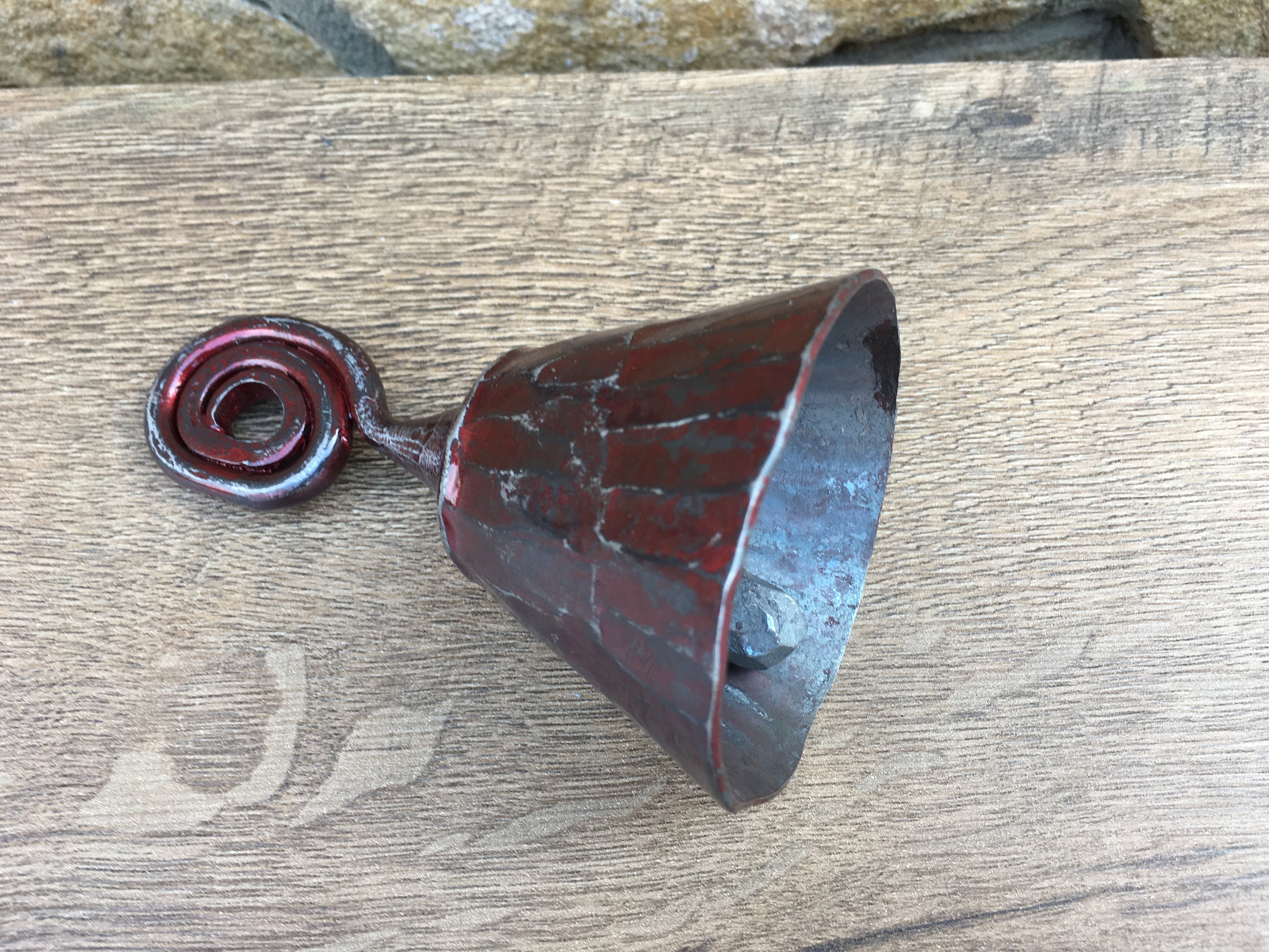 Wrought Iron Bell Handmade Bell Hand Forged Bell Metal Art | Etsy
