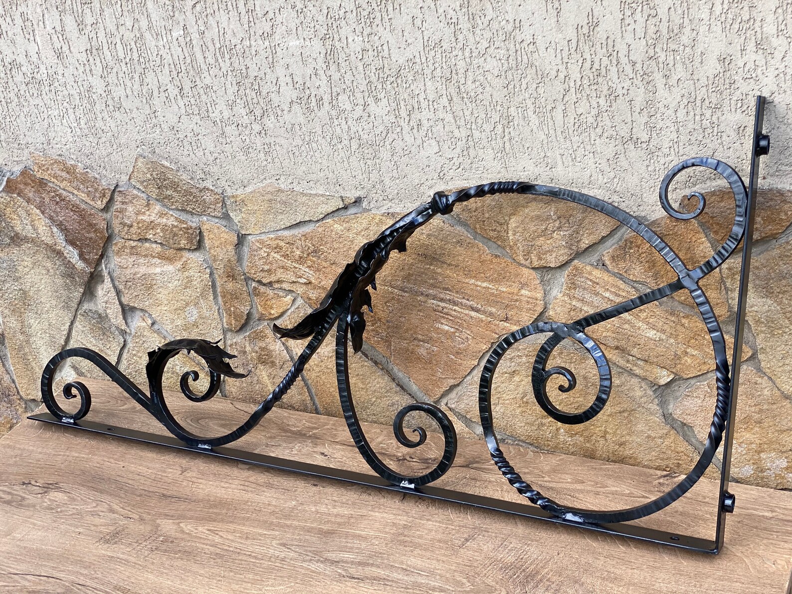 Scroll Bracket Sign Bracket Hand Forged Bracket Room Sign - Etsy