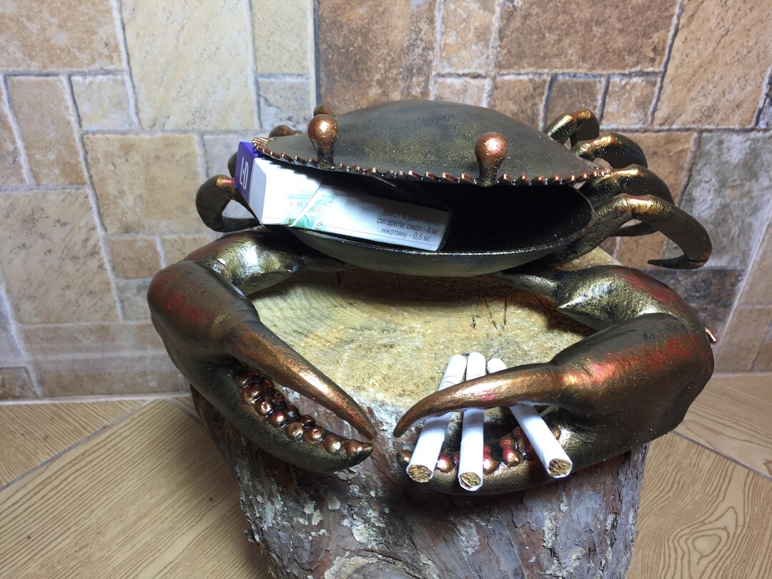 Hand Forged Ashtray, Metal Ashtray, Ashtray Souvenir, Vintage Ashtray ...