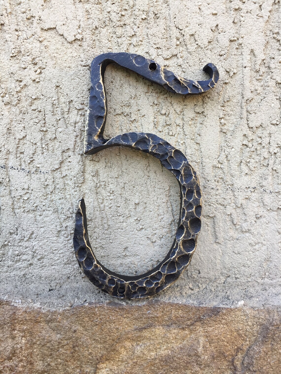 Numbers Steel Numbers Numbers Wall Hanging Script House - Etsy