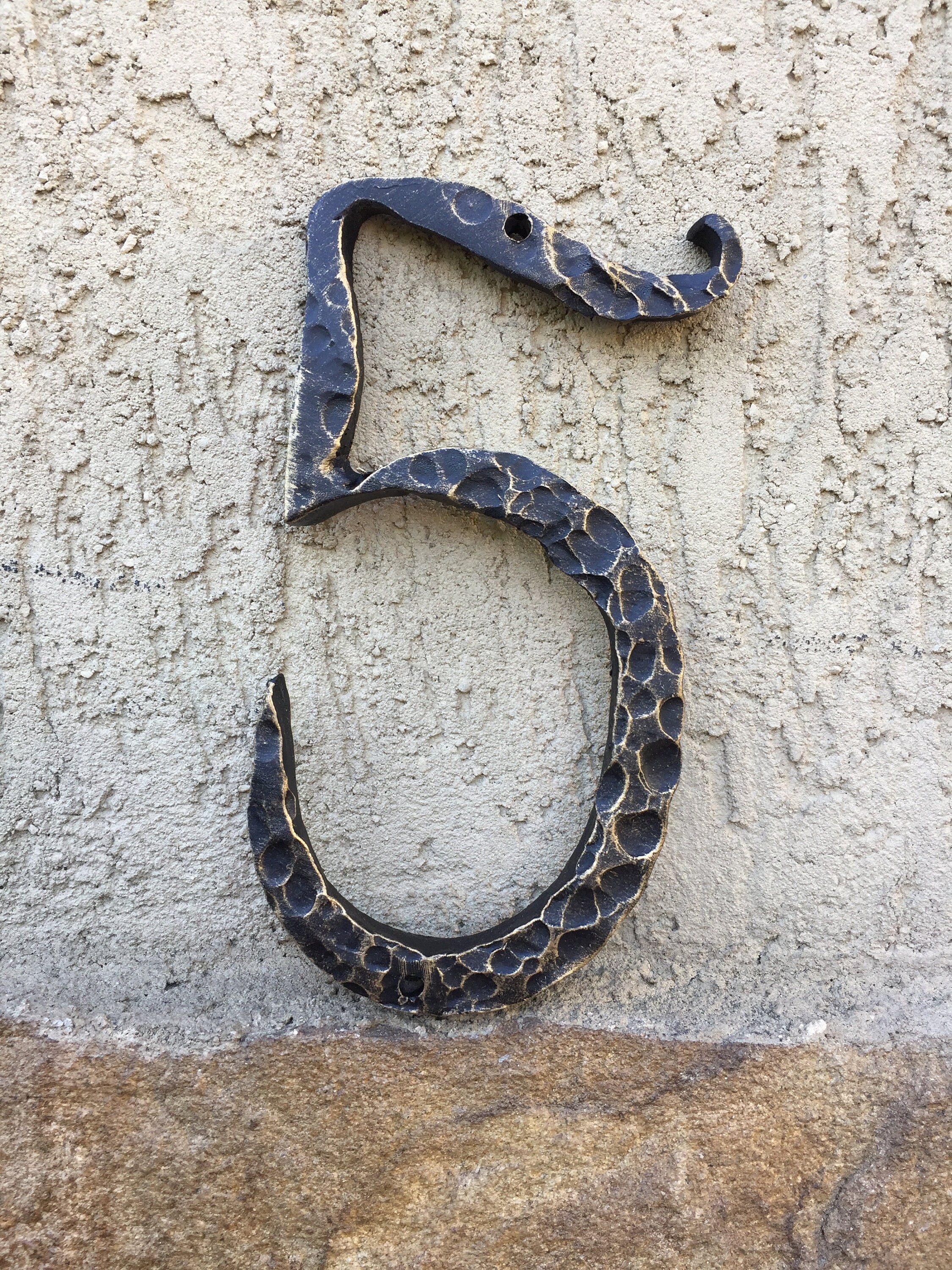 Numbers Steel Numbers Numbers Wall Hanging Script House - Etsy