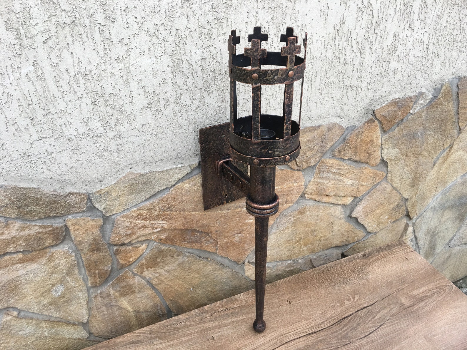 Wall Sconce Viking Lamp Viking Light Castle Light Medieval | Etsy