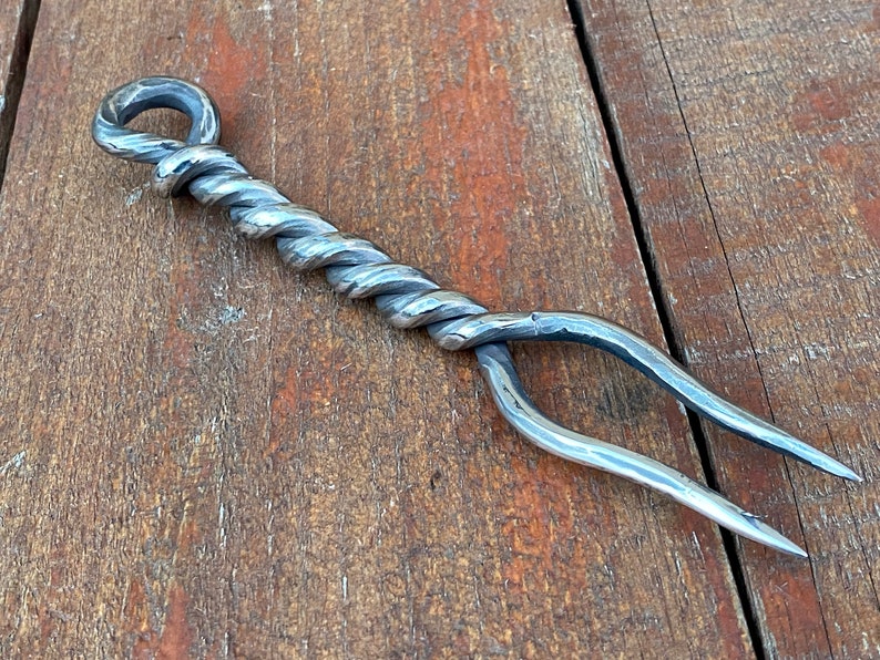 Stainless Steel BBQ Fork BBQ Fork BBQ Viking Fork Hand | Etsy