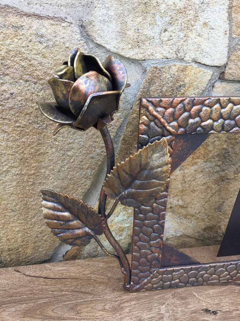 Forged Photo Frame Picture Frame Iron Anniversary 6th | Etsy