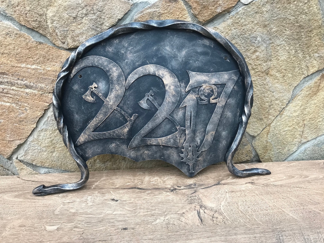 House Number Plaque, House Number Sign, Christmas, House Numbers ...