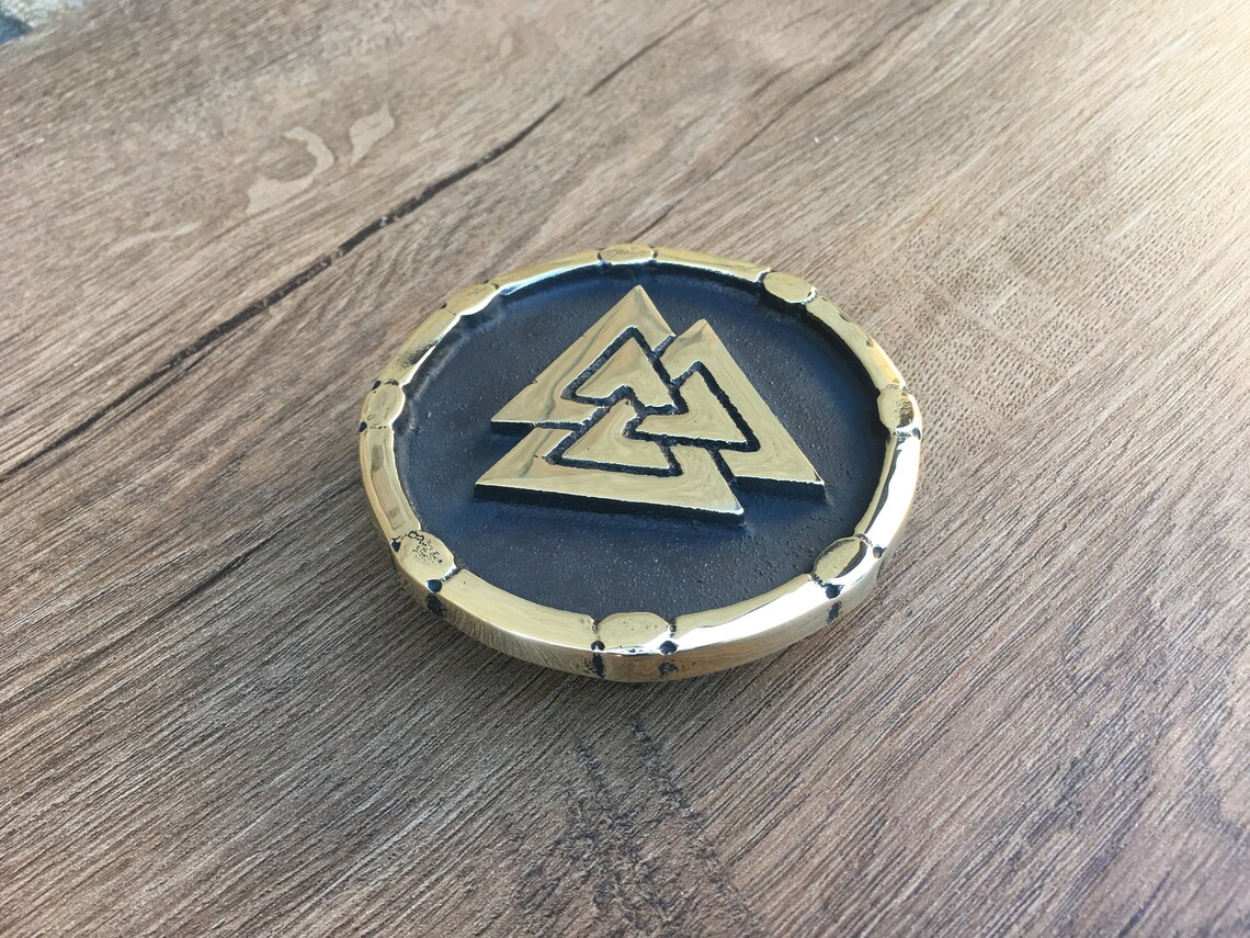 Runic Buckle Valknut Buckle Viking Buckle Mens Buckle Belt - Etsy