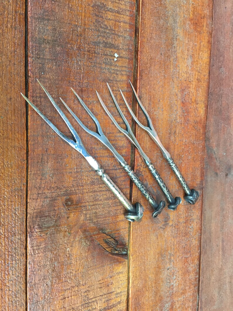 Viking Fork Stainless Steel Fork Dinner Set Rustic Kitchen - Etsy