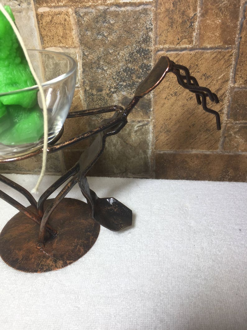 Hand Forged Candle Holder 6th Anniversary Gift Iron Gift for - Etsy