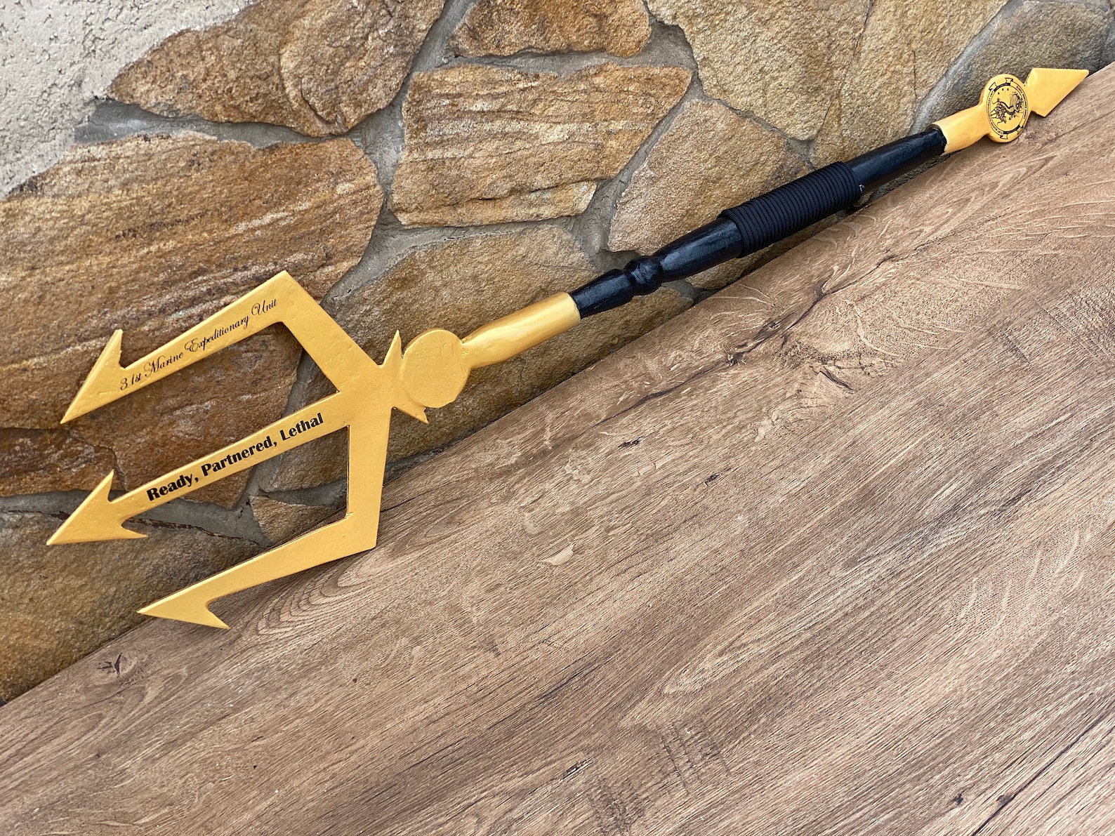 Engraved Trident, Custom Trident, Neptune Trident, Trident, Poseidon ...