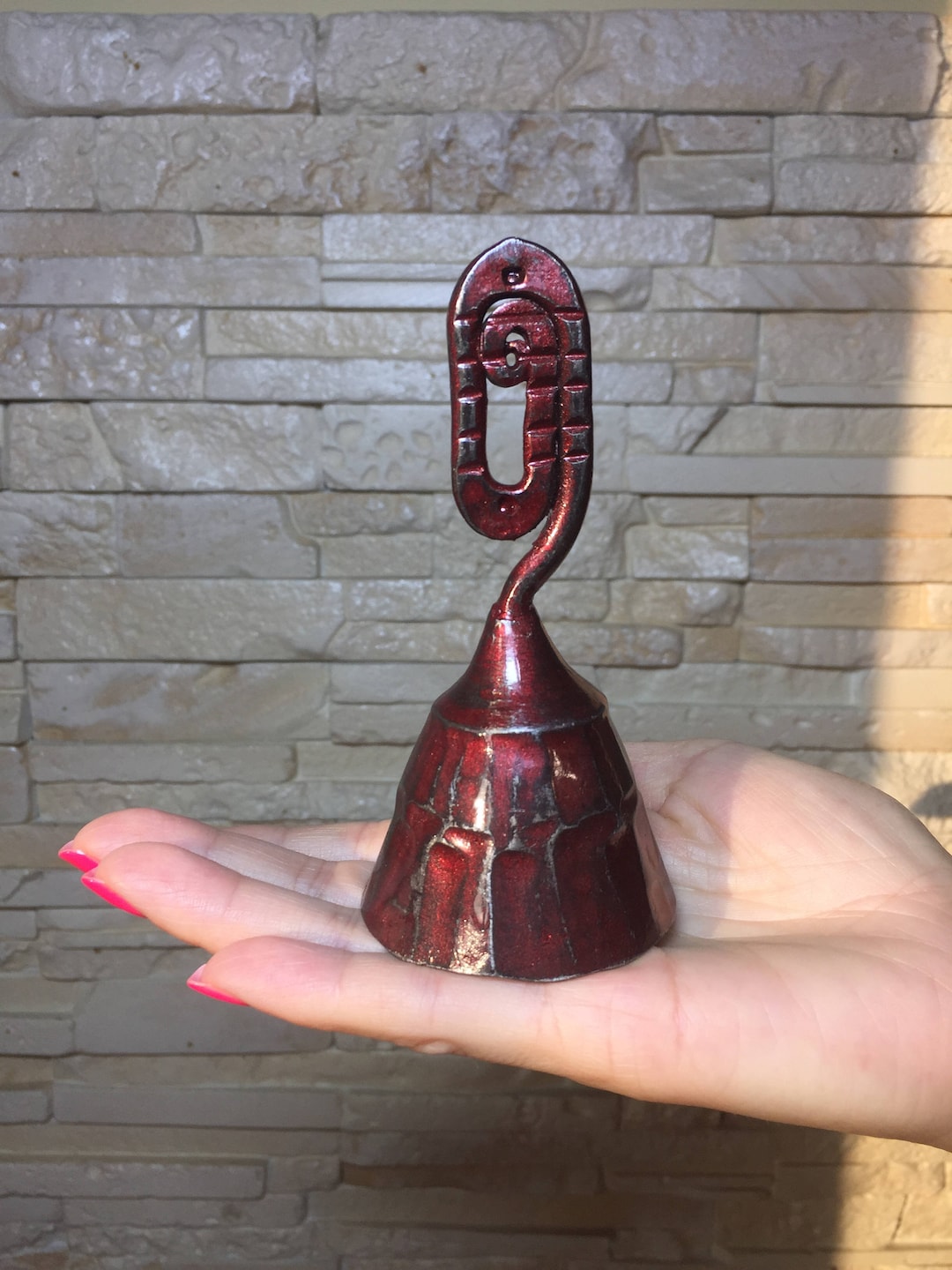 Wrought Iron Bell, Handmade Bell, Hand Forged Bell, Metal Art, Metal ...