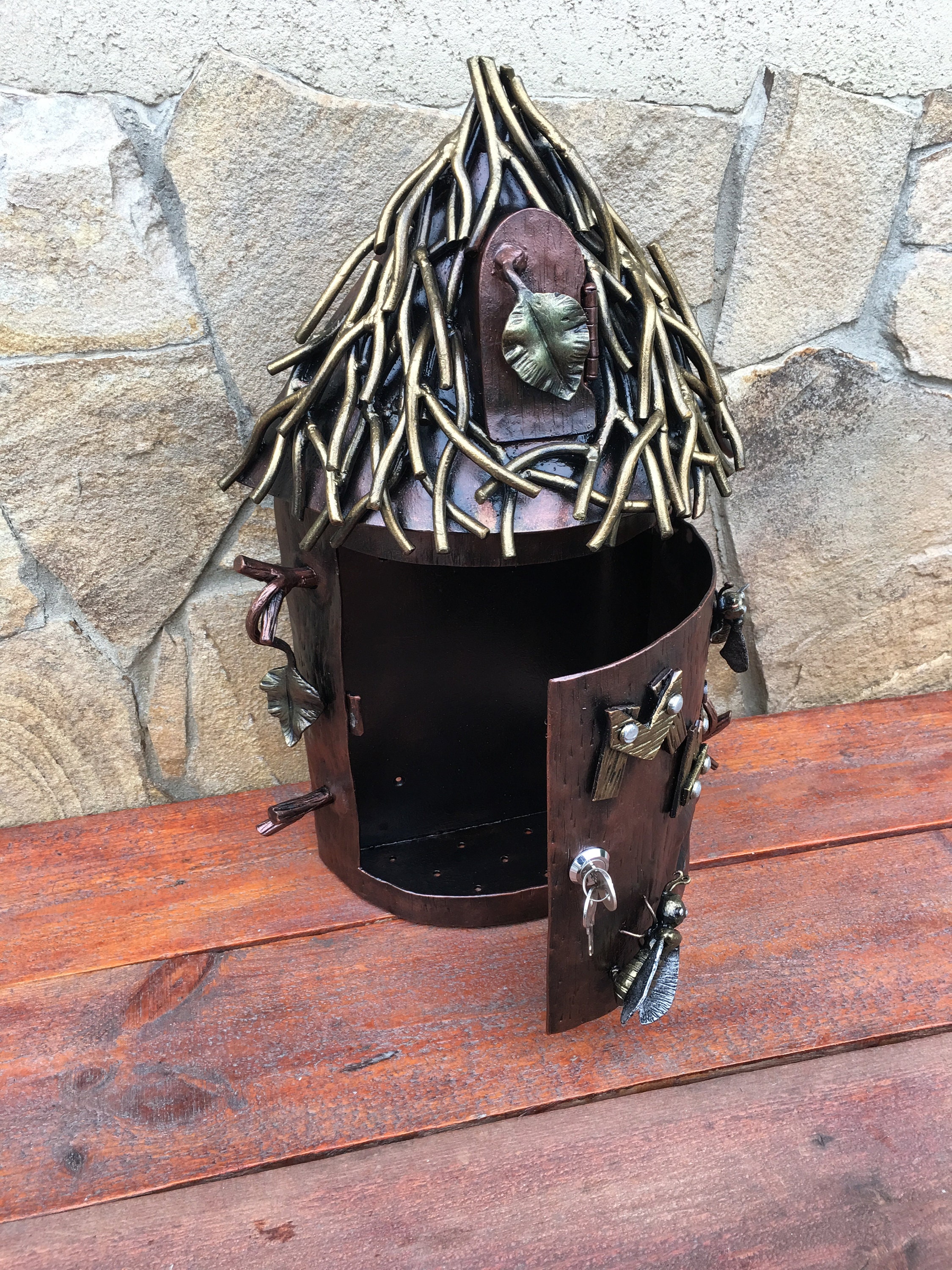 Mailbox post box lock box mailbox post letter box mail | Etsy