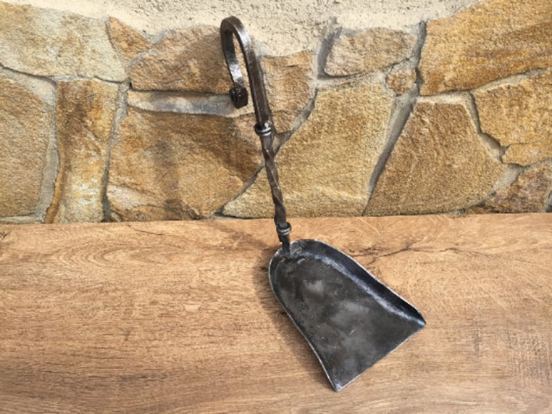 Hand Forged Fire Shovel Fireplace Shovel Ash Shovel Wrought - Etsy