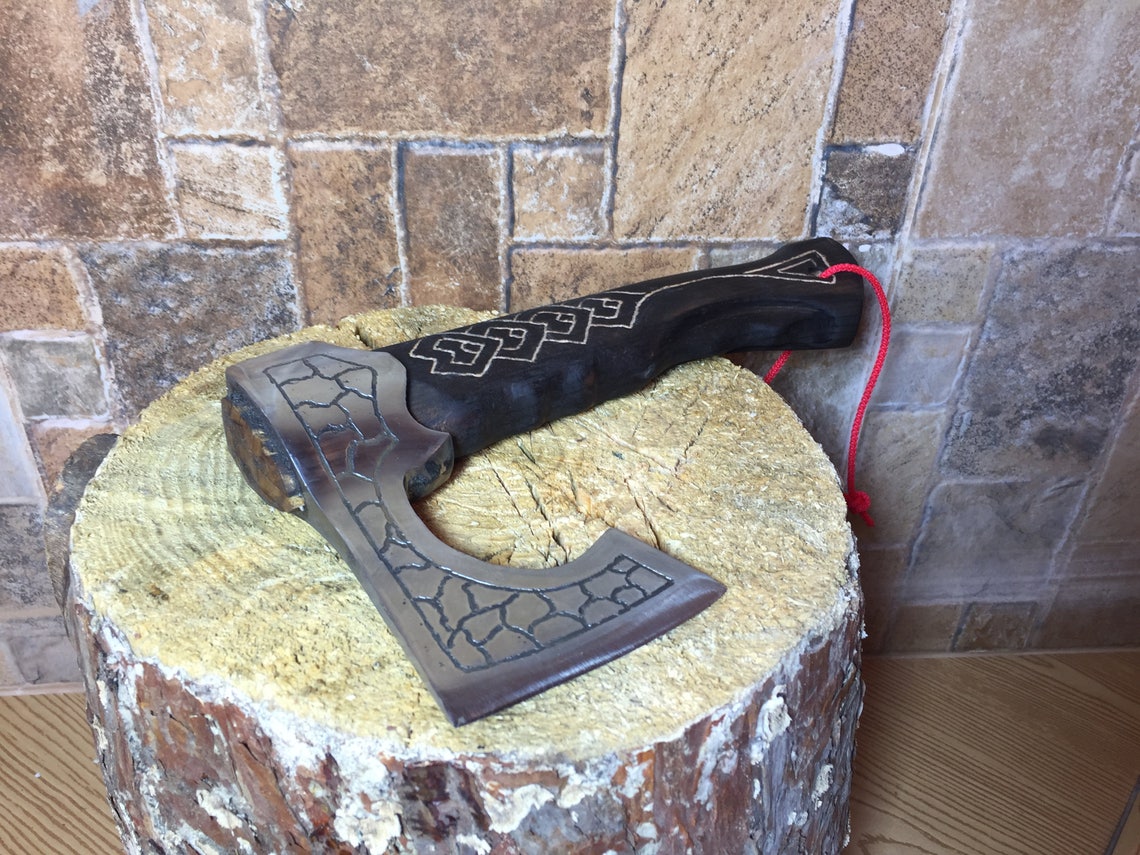 Viking Axe Mens Gifts Medieval Axe Tomahawk Throwing Axe - Etsy
