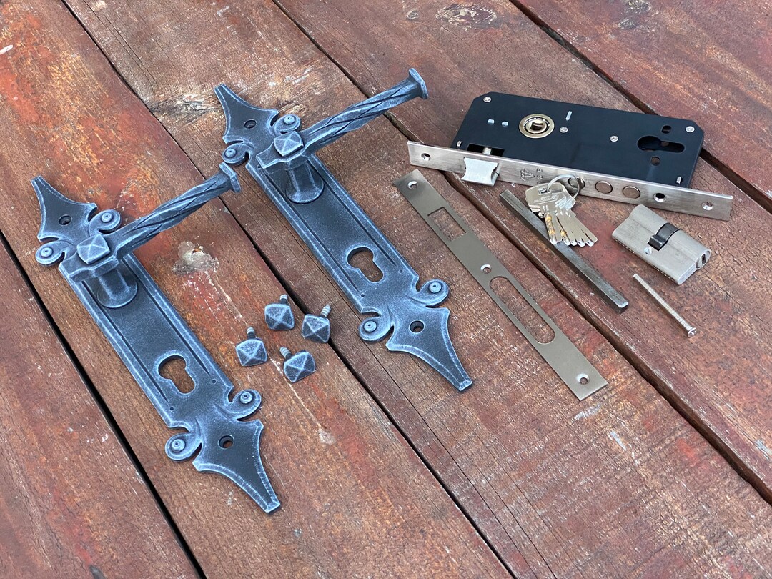 Door Handles, Door Pull, Medieval, Knob, Middle Ages, Christmas, Rivet ...