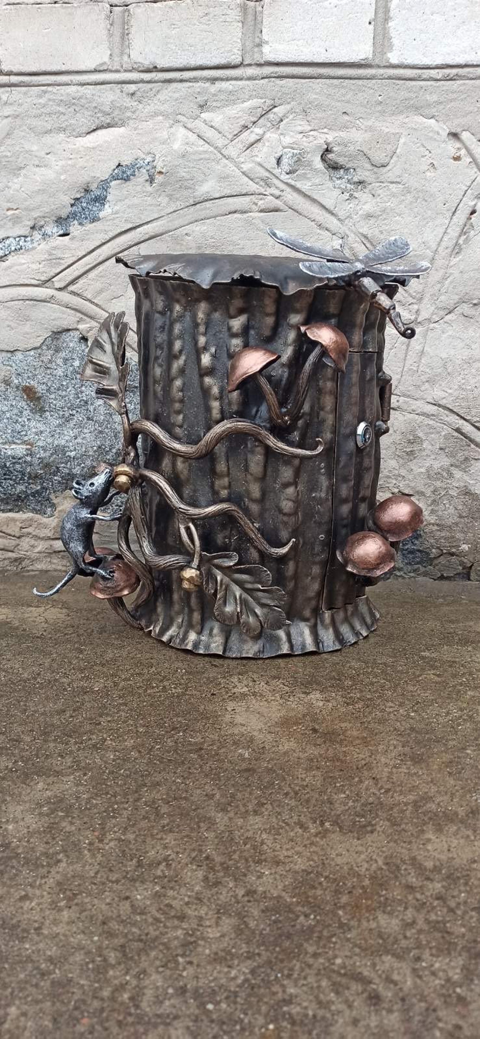 Wall Mailbox Mailbox Locking Mailbox Animal Gift Postbox | Etsy