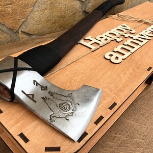 Hatchet, Viking Axe, Tomahawk, Gift Box, Axe Gift, 6th Anniversary ...