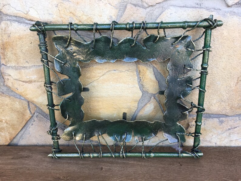 Photo Frame Forged Photo Frame Wrought Iron Photo Frame - Etsy