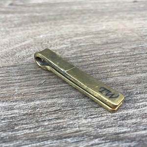 Bronze Tie Clip, Tie Clip, Tie Bar, Tie Tack, Bronze Gift for Men ...