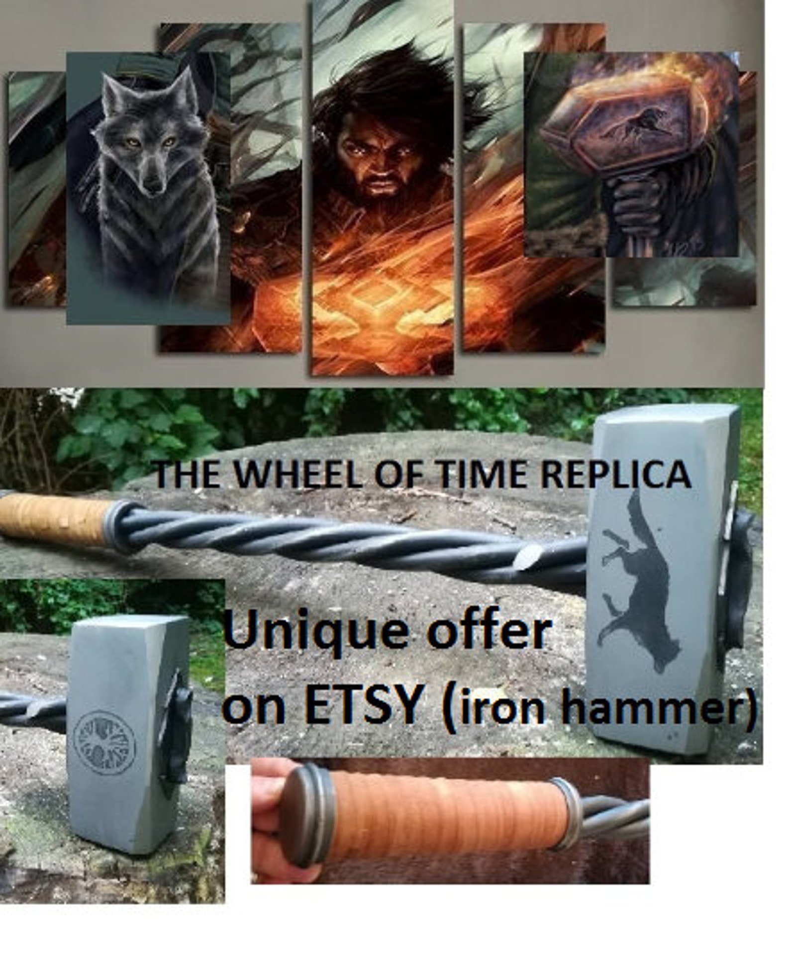 Hammer Hammer Replica Viking Axe Viking Hammer Handyman | Etsy