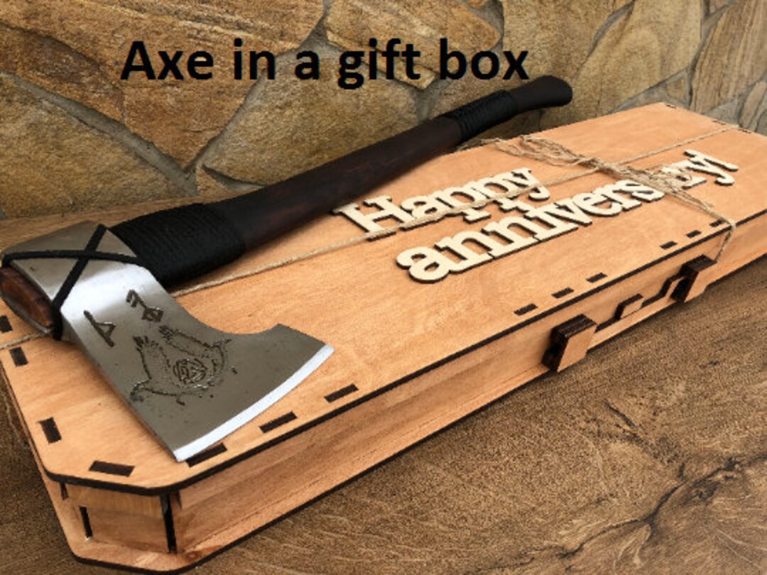Hatchet, Viking Axe, Tomahawk, Gift Box, Axe Gift, 6th Anniversary ...