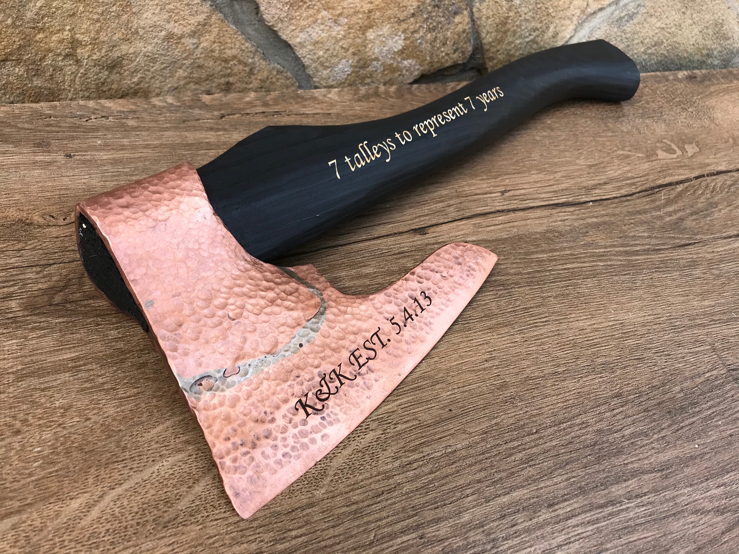 Copper Axe Axe From Copper 7th Anniversary Gift for Him | Etsy