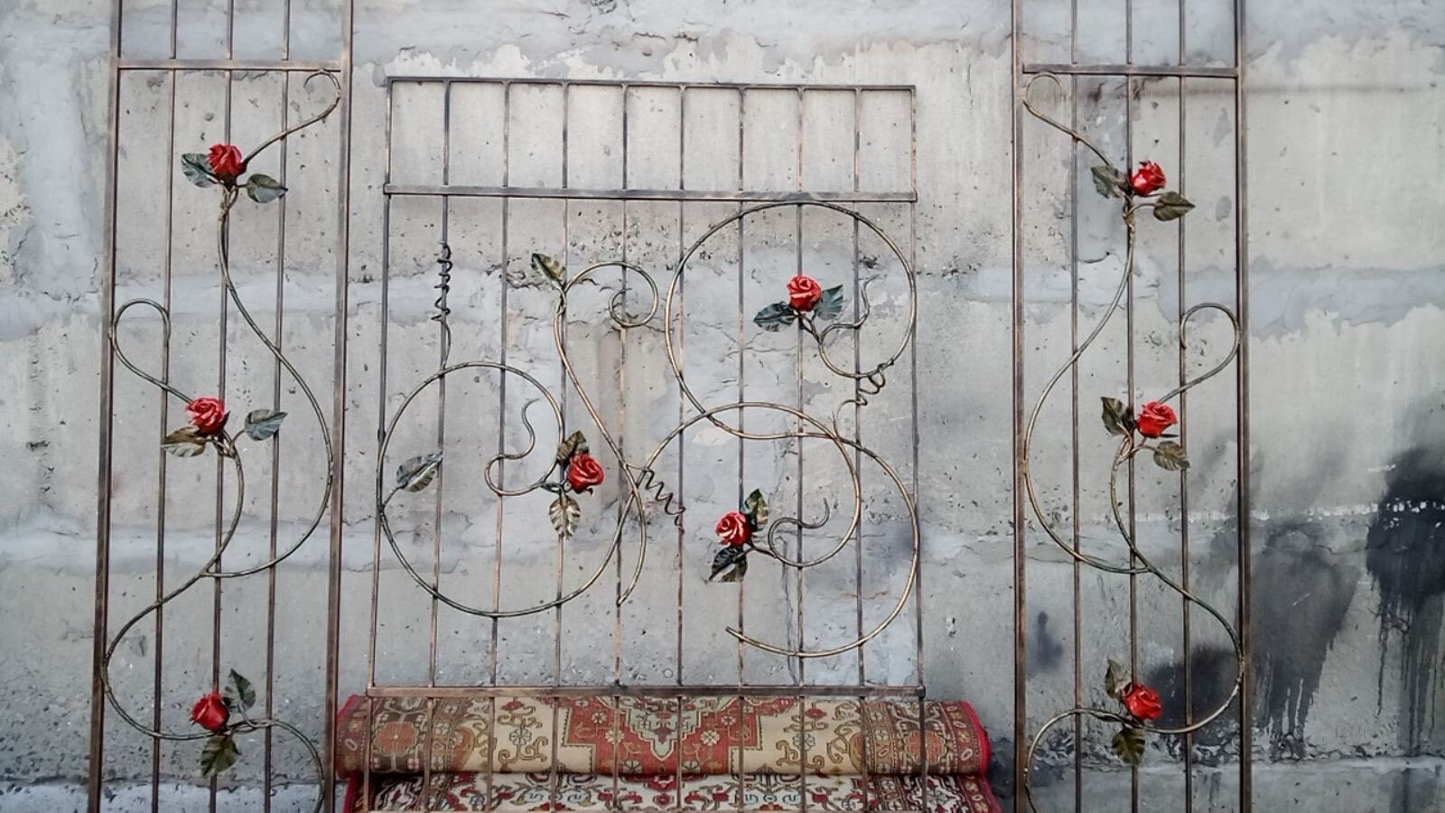 Window Grate, Window Grille, Window Art, Metal Panel, Window Cover ...