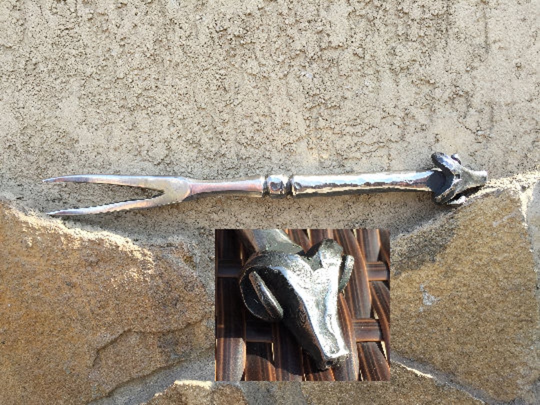 Stainless Steel Fork, Viking Fork, Hand Forged Fork, Rustic Fork ...