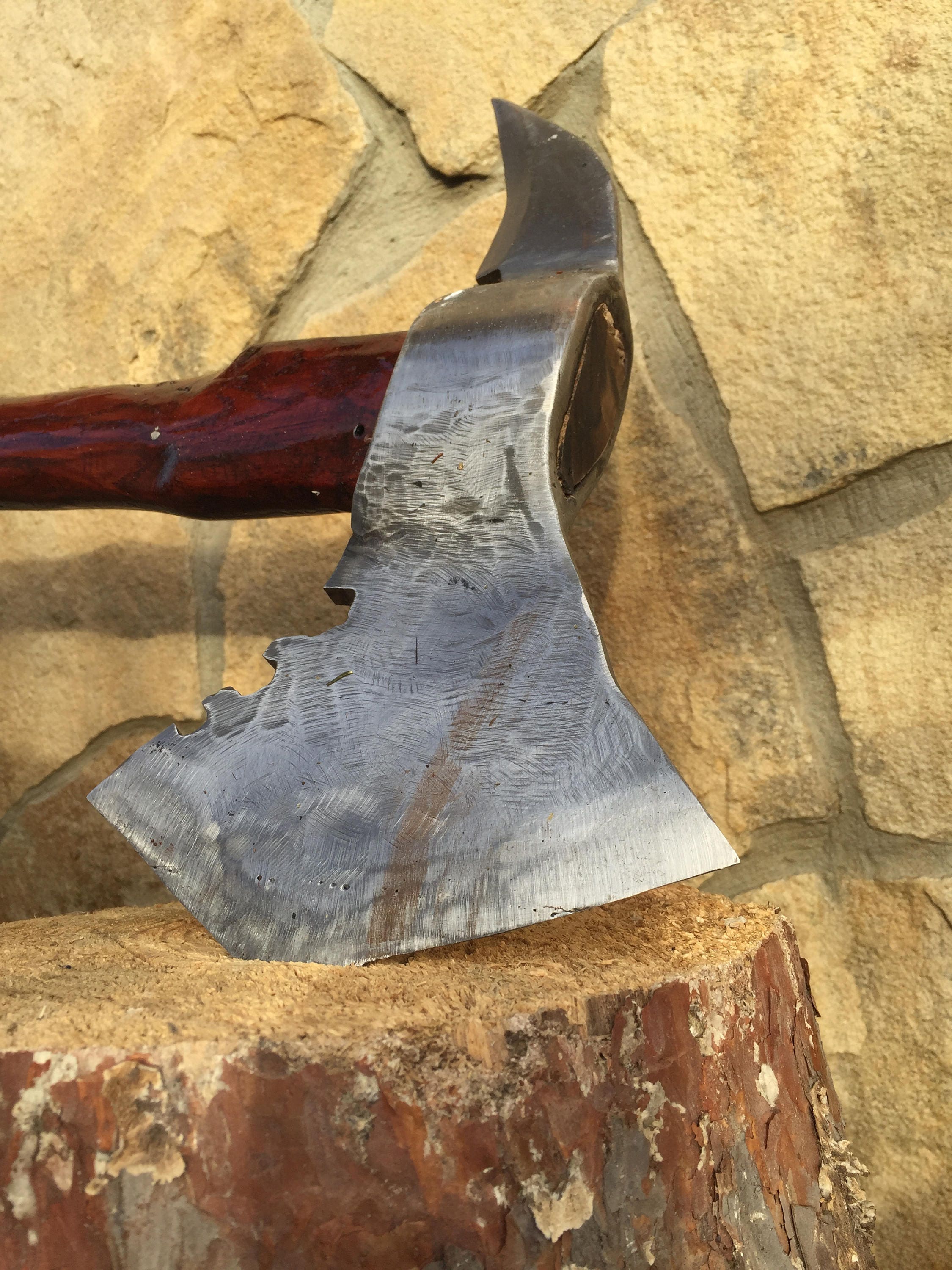 Viking Axe Tomahawk Hatchet Iron Gift for Him Medieval | Etsy