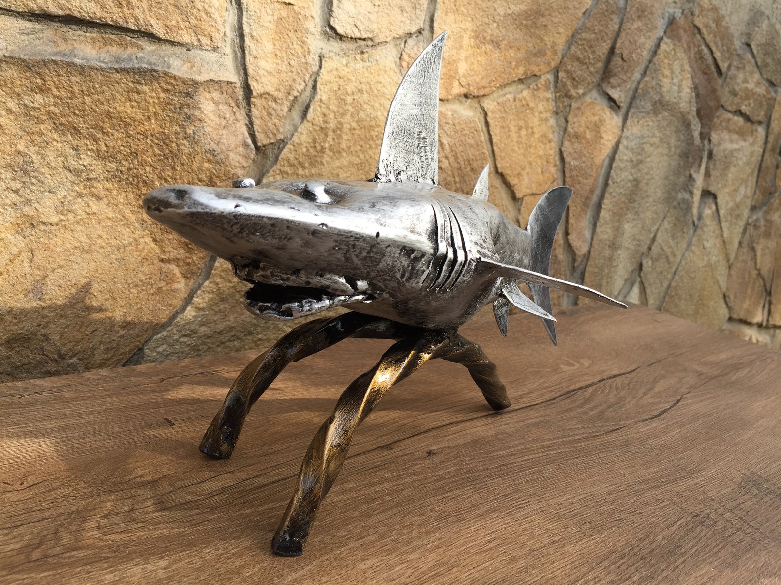 Metal Shark Shark Decor Shark Party Shark Birthday Party - Etsy
