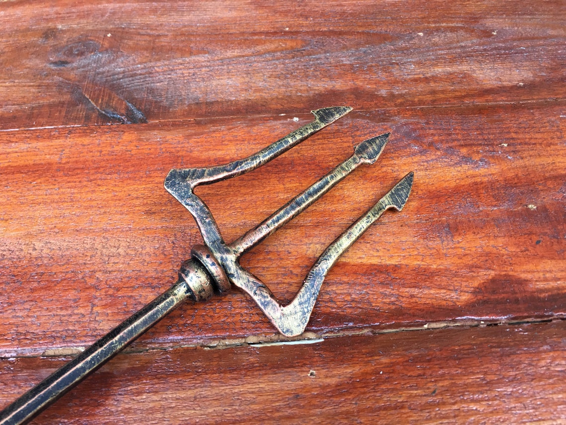 Trident trident of Poseidon trident charm Poseidon trident | Etsy