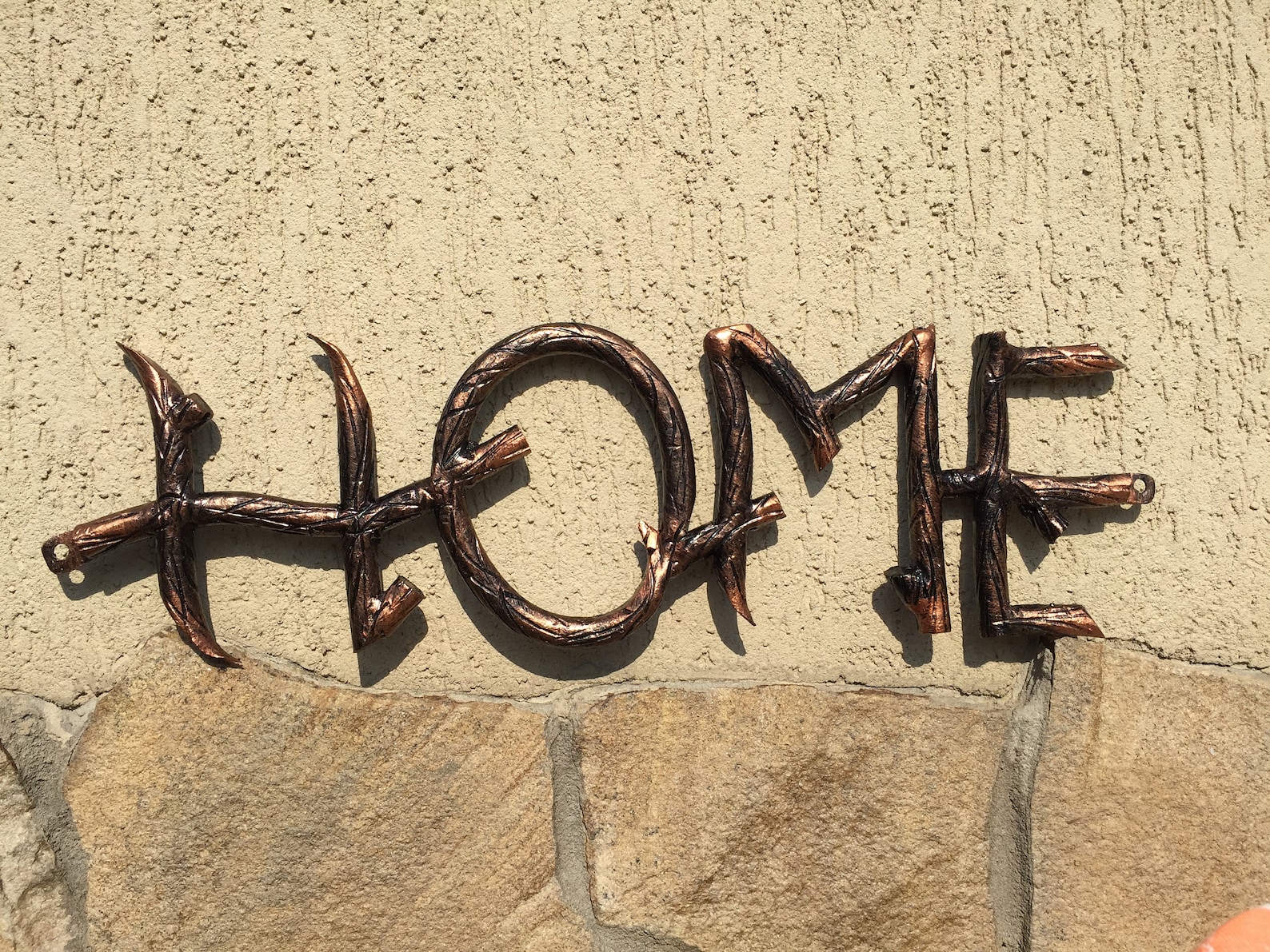 Iron Letters Hand Forged Letters Word Cutout Last Name - Etsy