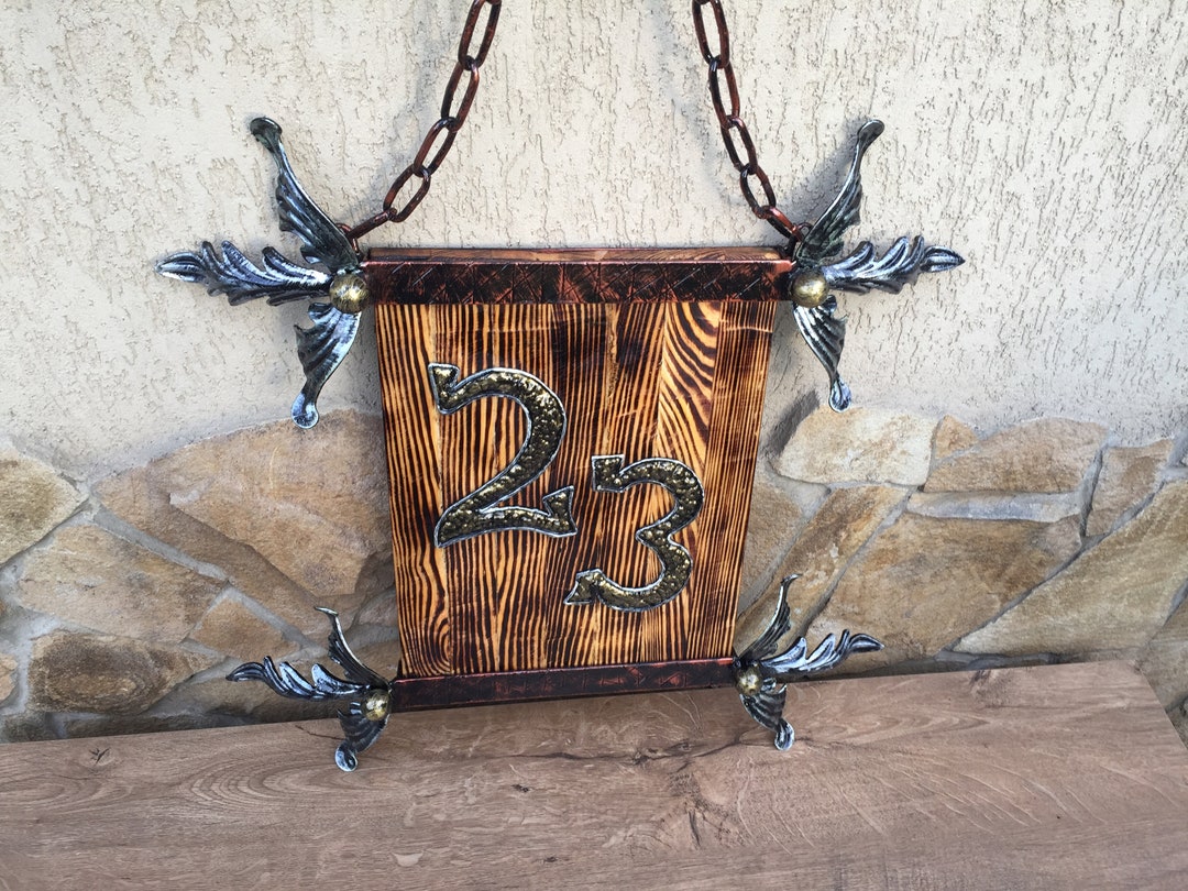 House Number, Metal Art Numbers, Decorative Numbers, Metal Yard Art ...