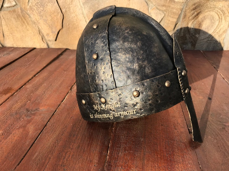 Engraved helm personalized gift viking helm helm medieval | Etsy