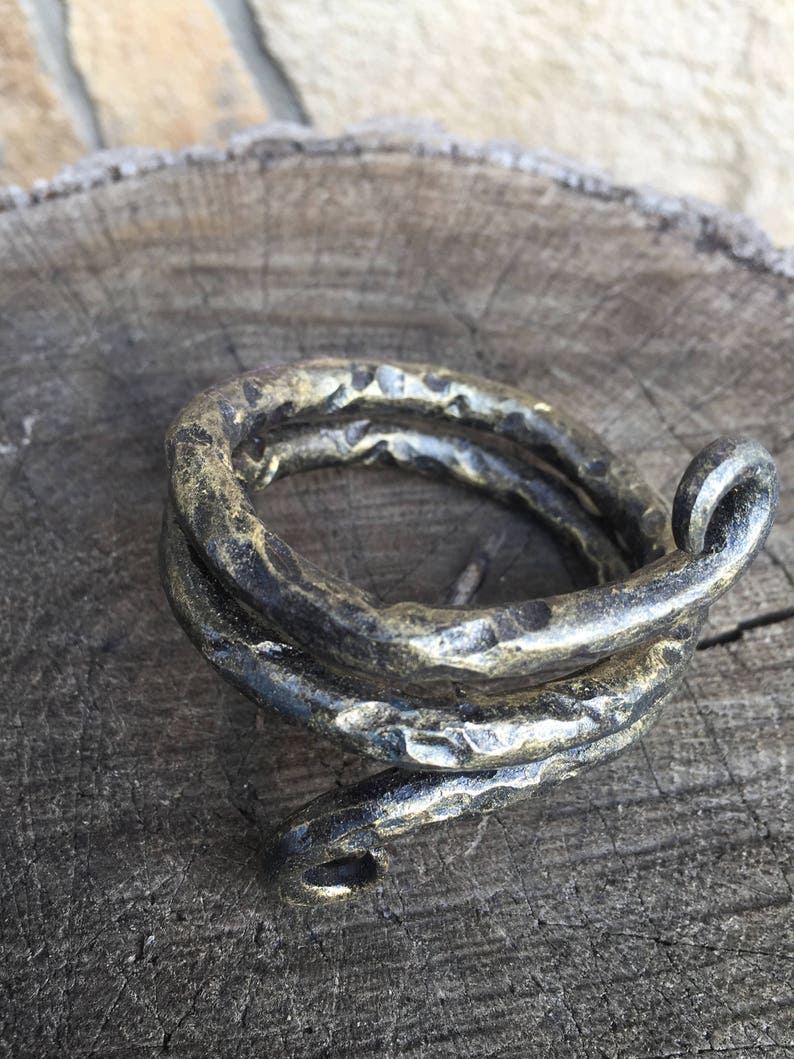Napkin rings hand forged napkin rings kitchen napkin iron | Etsy