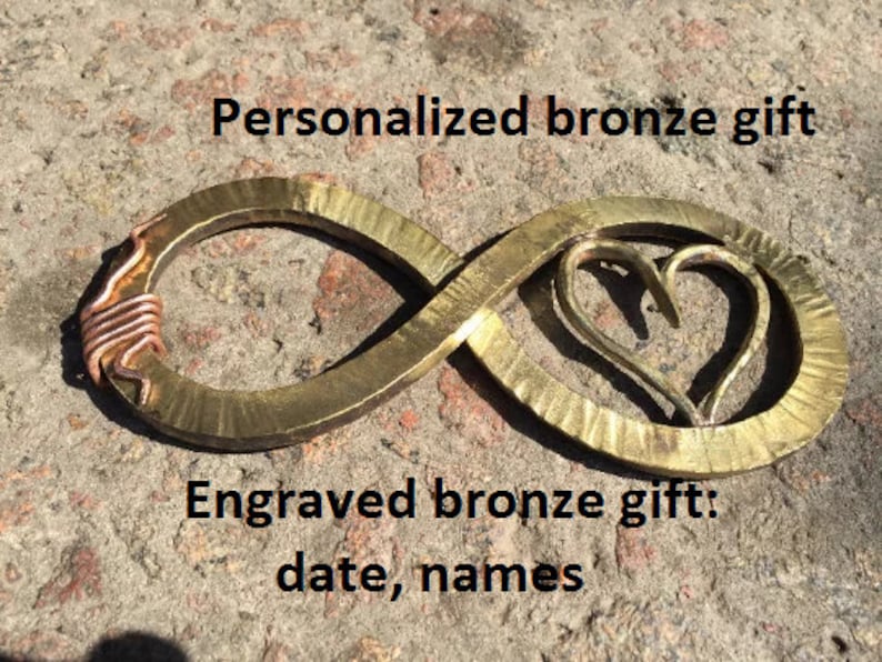 Bronze Gift Bronze Infinity Sign Bronze Gift for Wife - Etsy