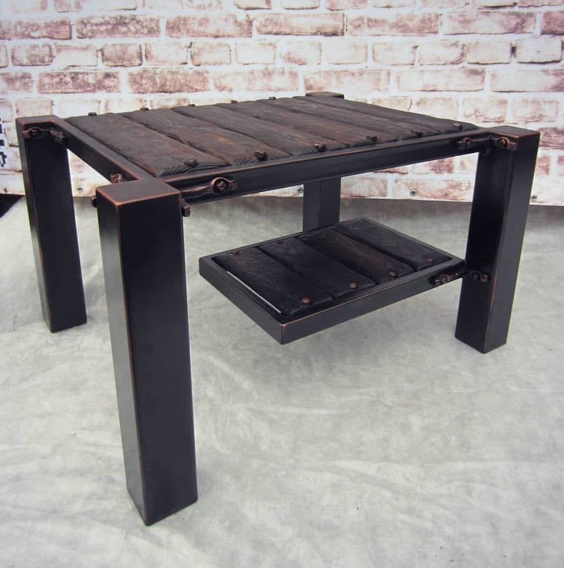 Hand Forged Table Steampunk Table Loft Table Loft Forging - Etsy
