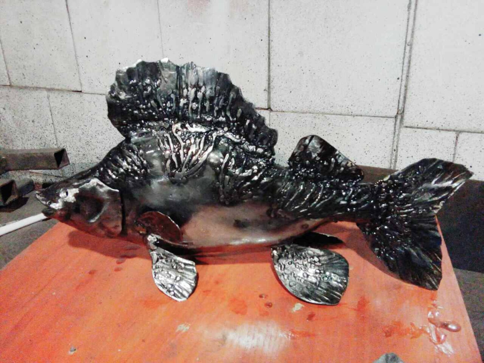 Metal Fish Hand Forged Fish Fish Artwork Custom Fish Fish - Etsy