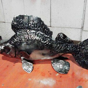 Metal Fish, Hand Forged Fish, Fish Artwork, Custom Fish, Fish Figurine ...