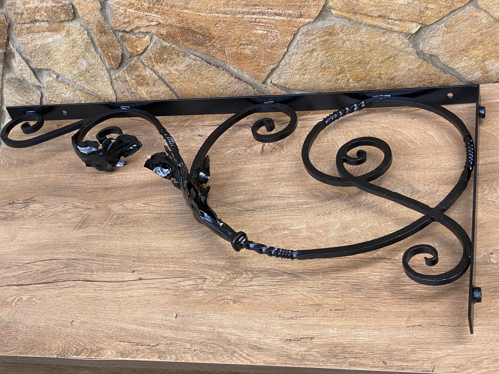 Scroll Bracket Sign Bracket Hand Forged Bracket Room Sign - Etsy