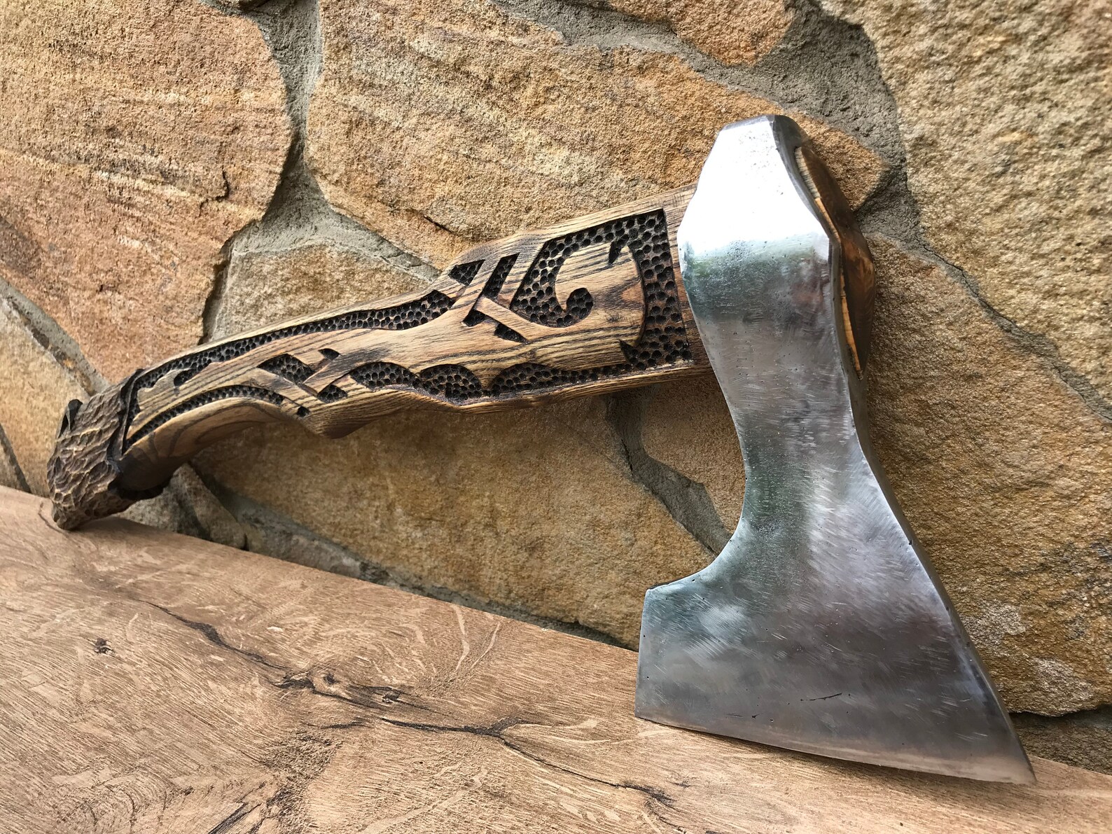 Wolf Axe Viking Axe Wolf Tomahawk Werewolf Viking | Etsy