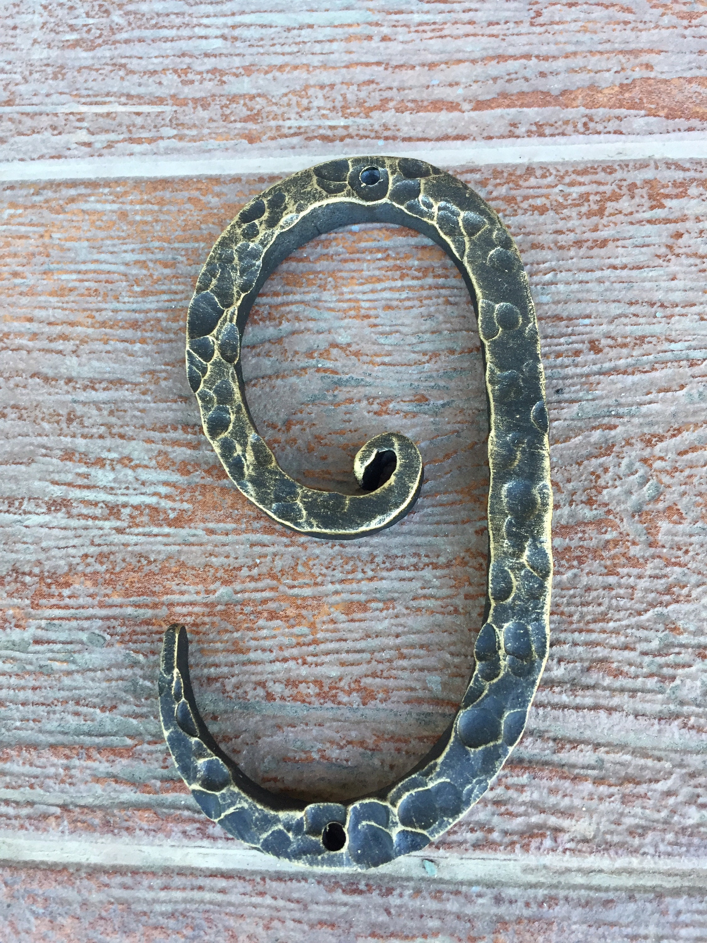 Hand Hammered Numbers Numbers Decals Numbers for House - Etsy