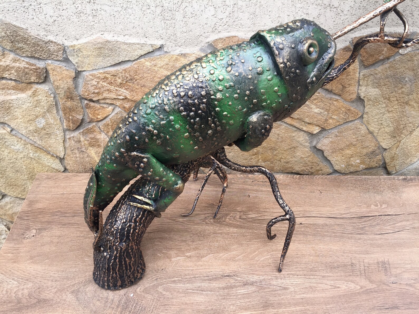 Chameleon Sculpture Chameleon Art Chameleon Charm Chameleon - Etsy